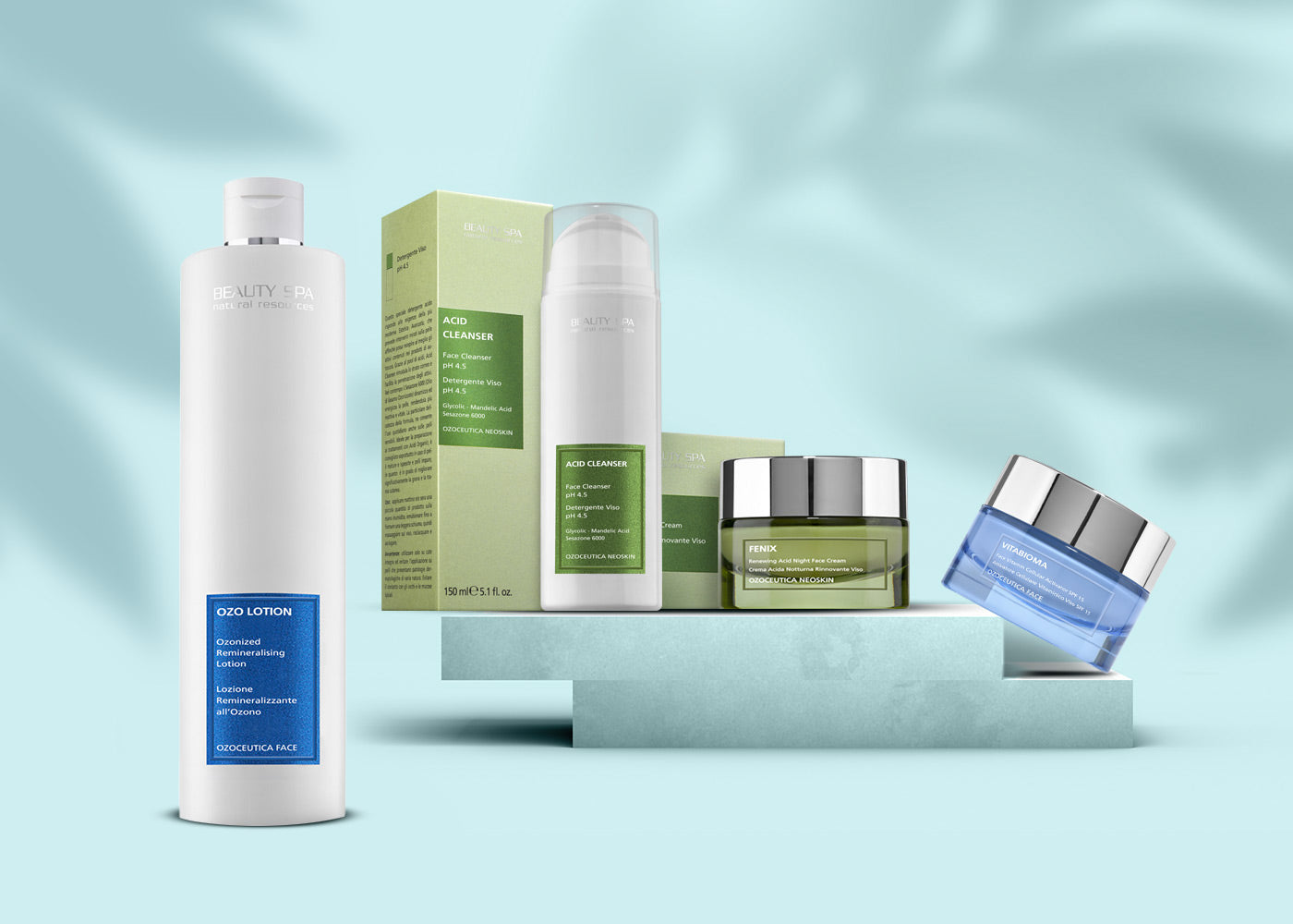ACID SET for skin with a wide pores, post acneic spots, combination sk ...